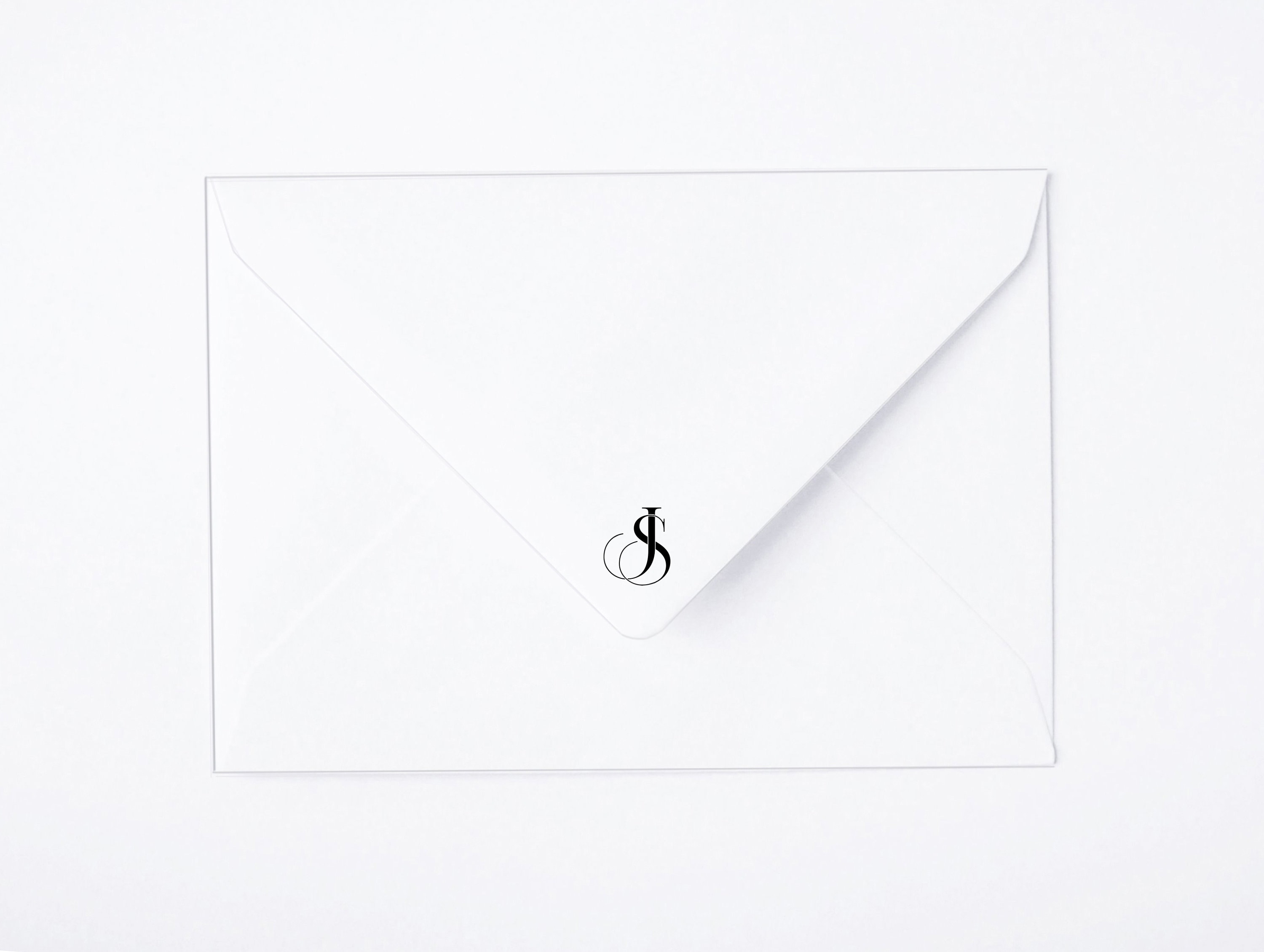 Custom Interlocking JS SJ Wedding Monogram Logo Printable Digital ...