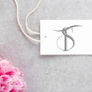 Custom Interlocking ST TS Wedding Monogram Logo Digital Download - Etsy