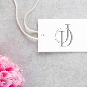 Custom Interlocking DJ JD Wedding Monogram Printable Digital Download ...