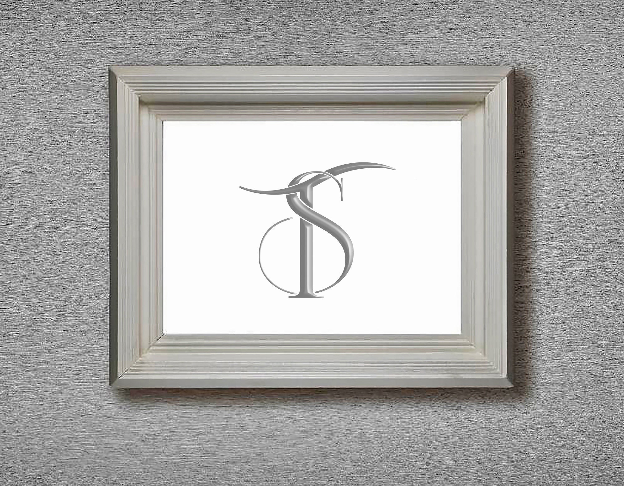 Custom Interlocking ST TS Wedding Monogram Logo Digital Download - Etsy