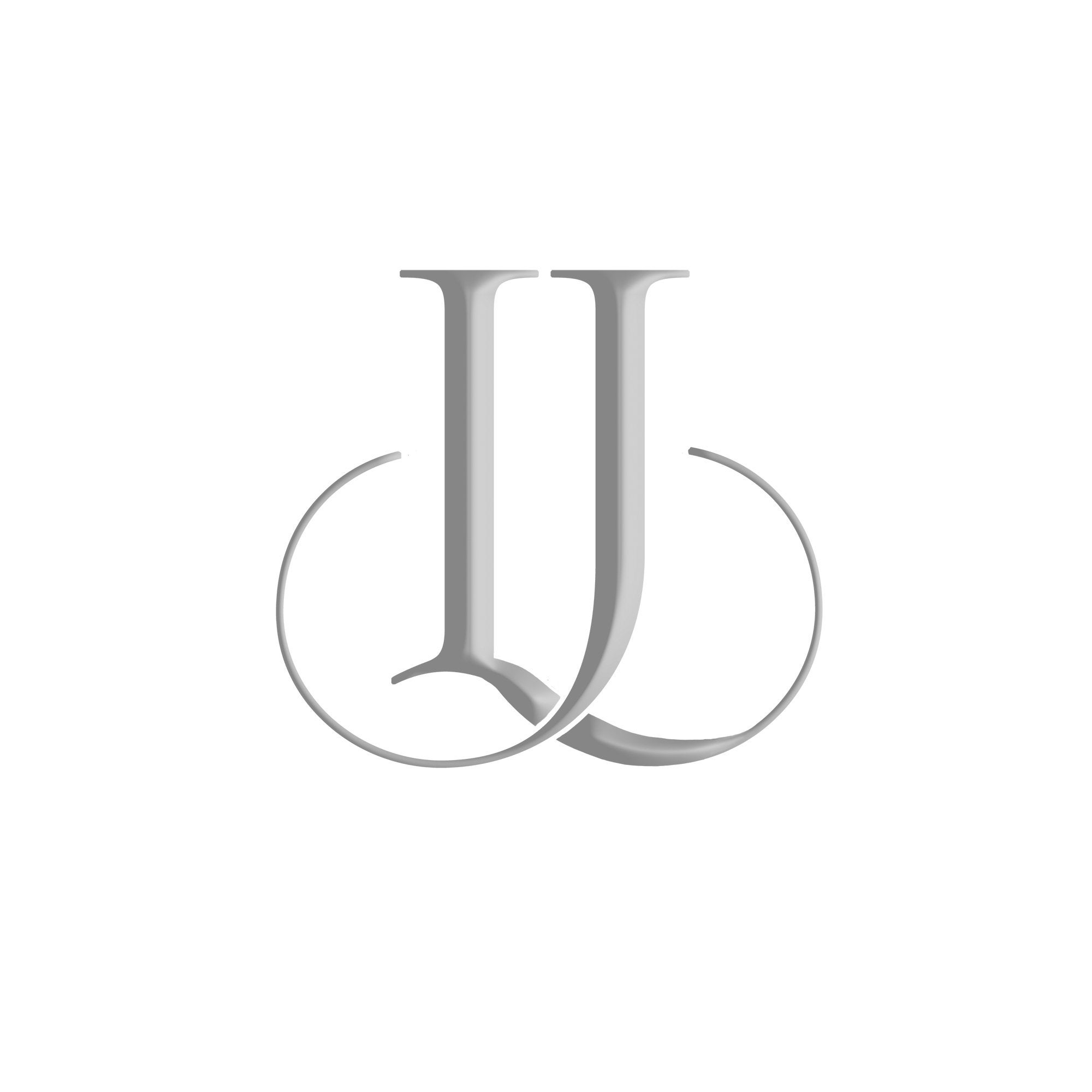 Custom JL LJ Curl Interlocking Wedding Monogram Logo Printable Digital ...