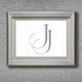 Custom Interlocking JJ Wedding Monogram Logo Printable Digital Download ...