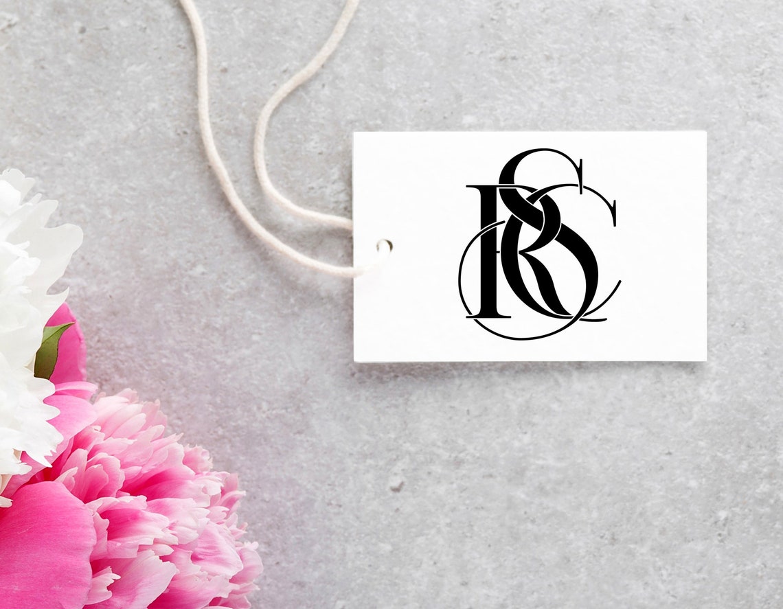 Custom Interlocking RSC Logo for Cyndi - Etsy