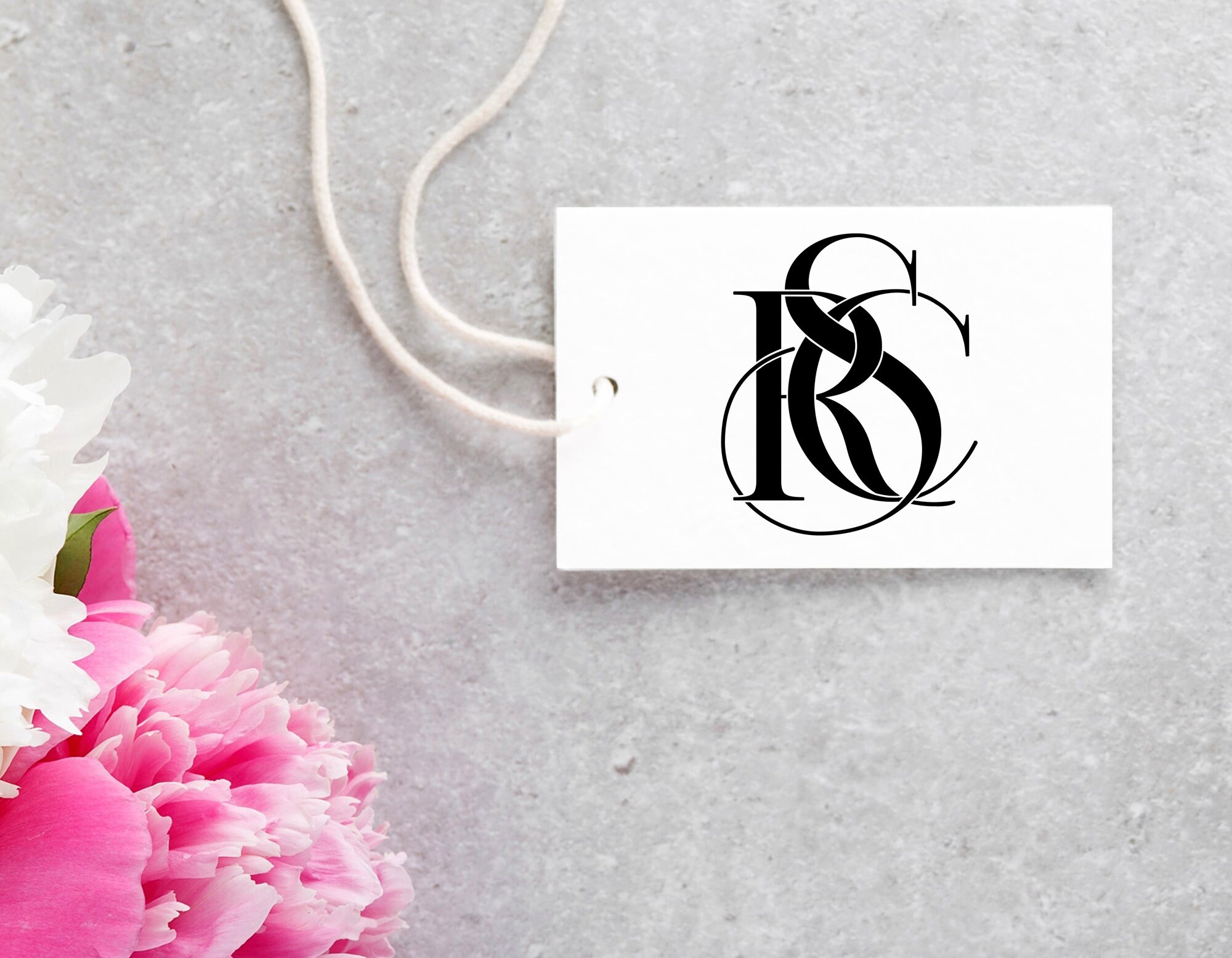 Custom Interlocking RSC Logo for Cyndi - Etsy