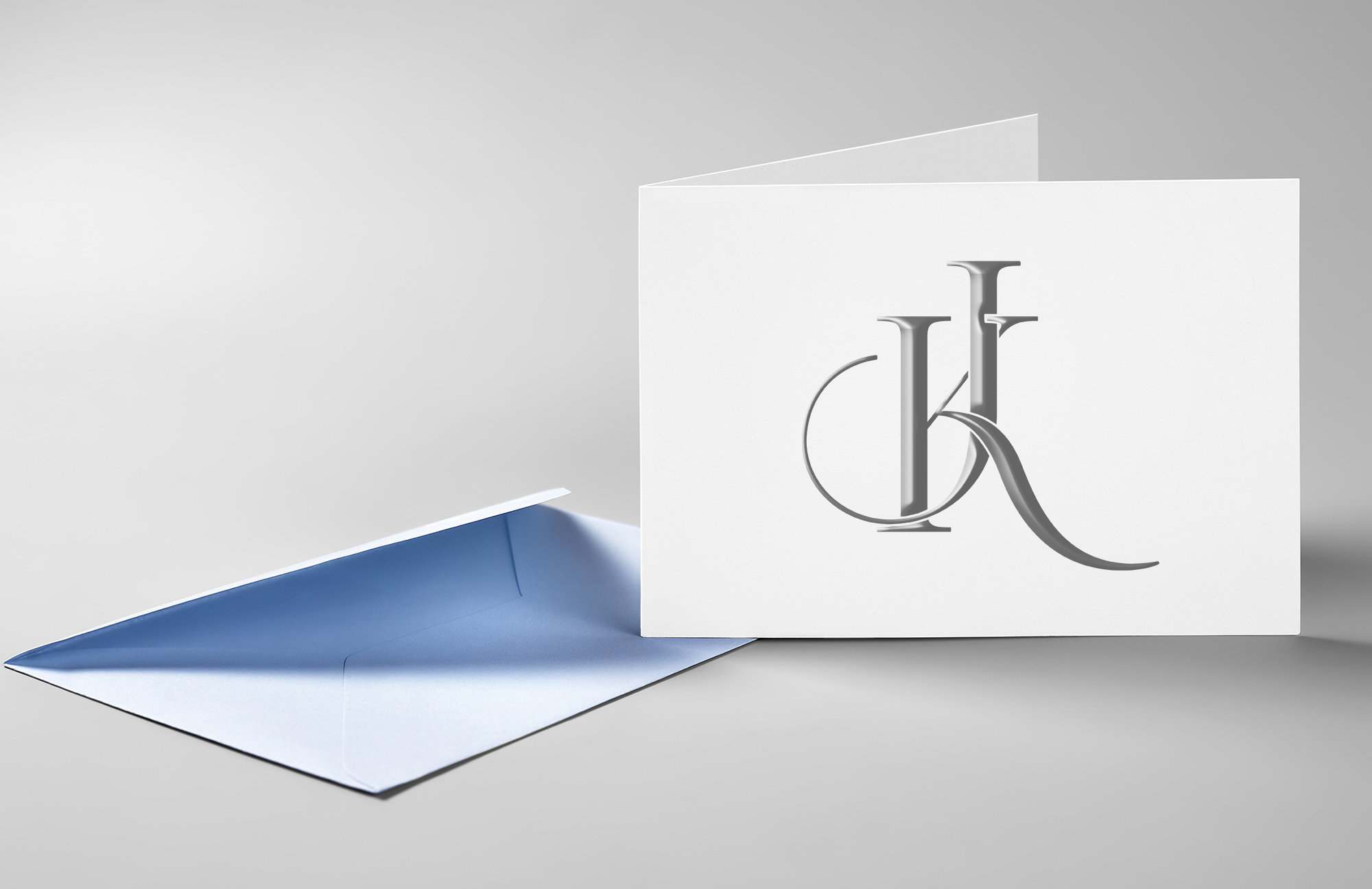 Custom Interlocking JK KJ Wedding Monogram Digital Download - Etsy