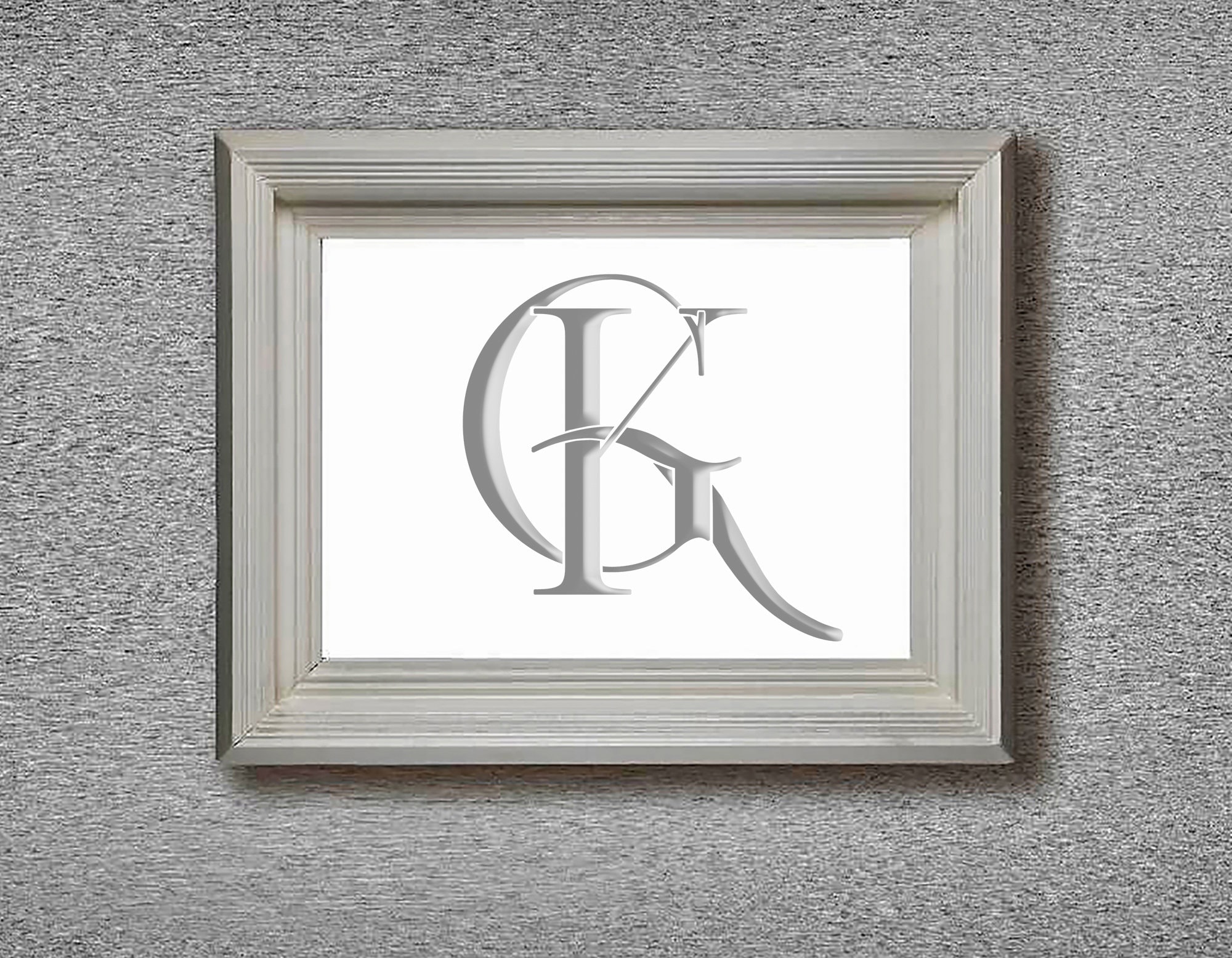 Custom Interlocking GK KG Wedding Monogram Printable Digital Download ...