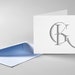 Custom Interlocking GK KG Wedding Monogram Printable Digital Download ...