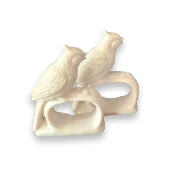 Porcelain Birds Napkin Rings - Etsy