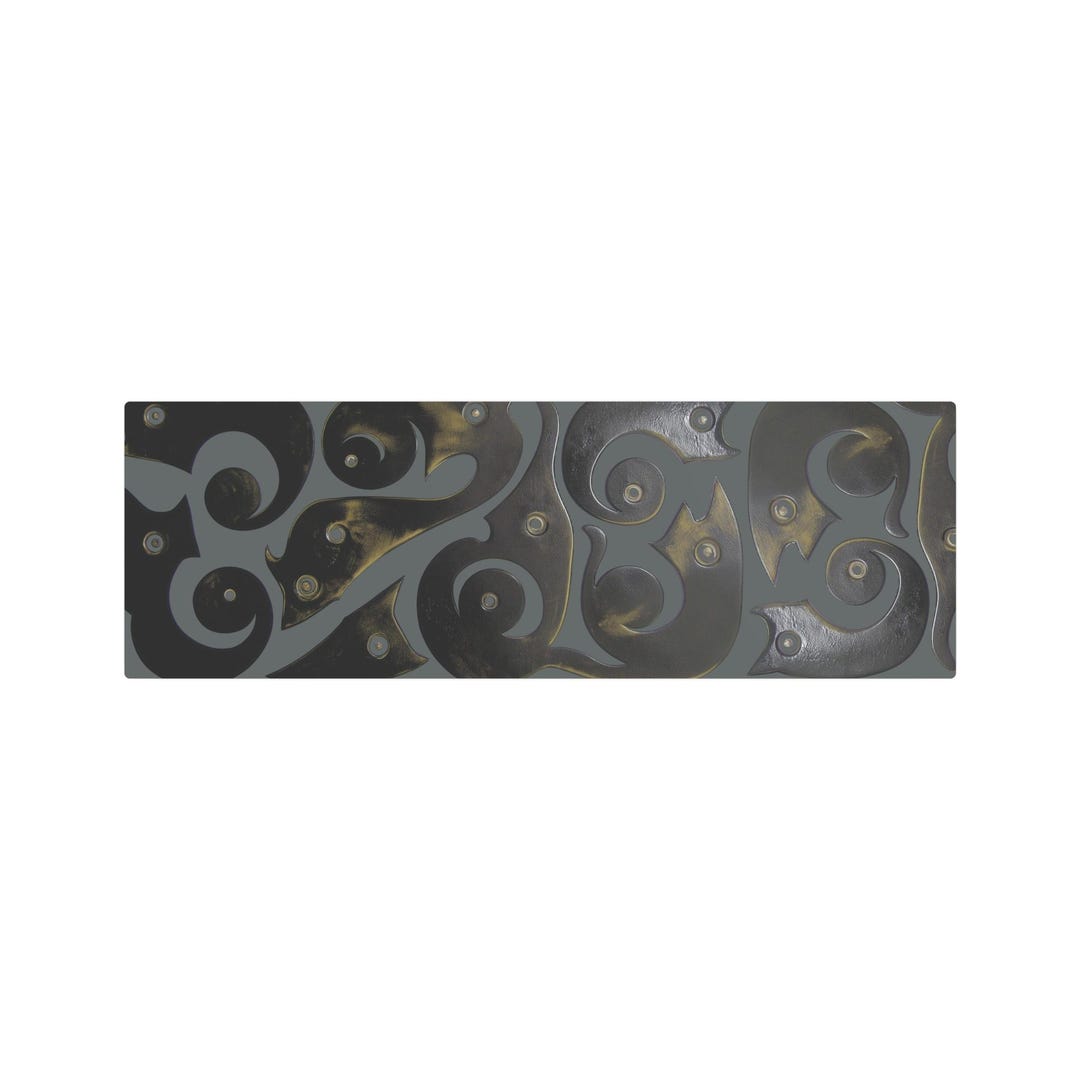 Abstract Swirls Metal Art Sign | Decorative Wall Plaque, Modern ...