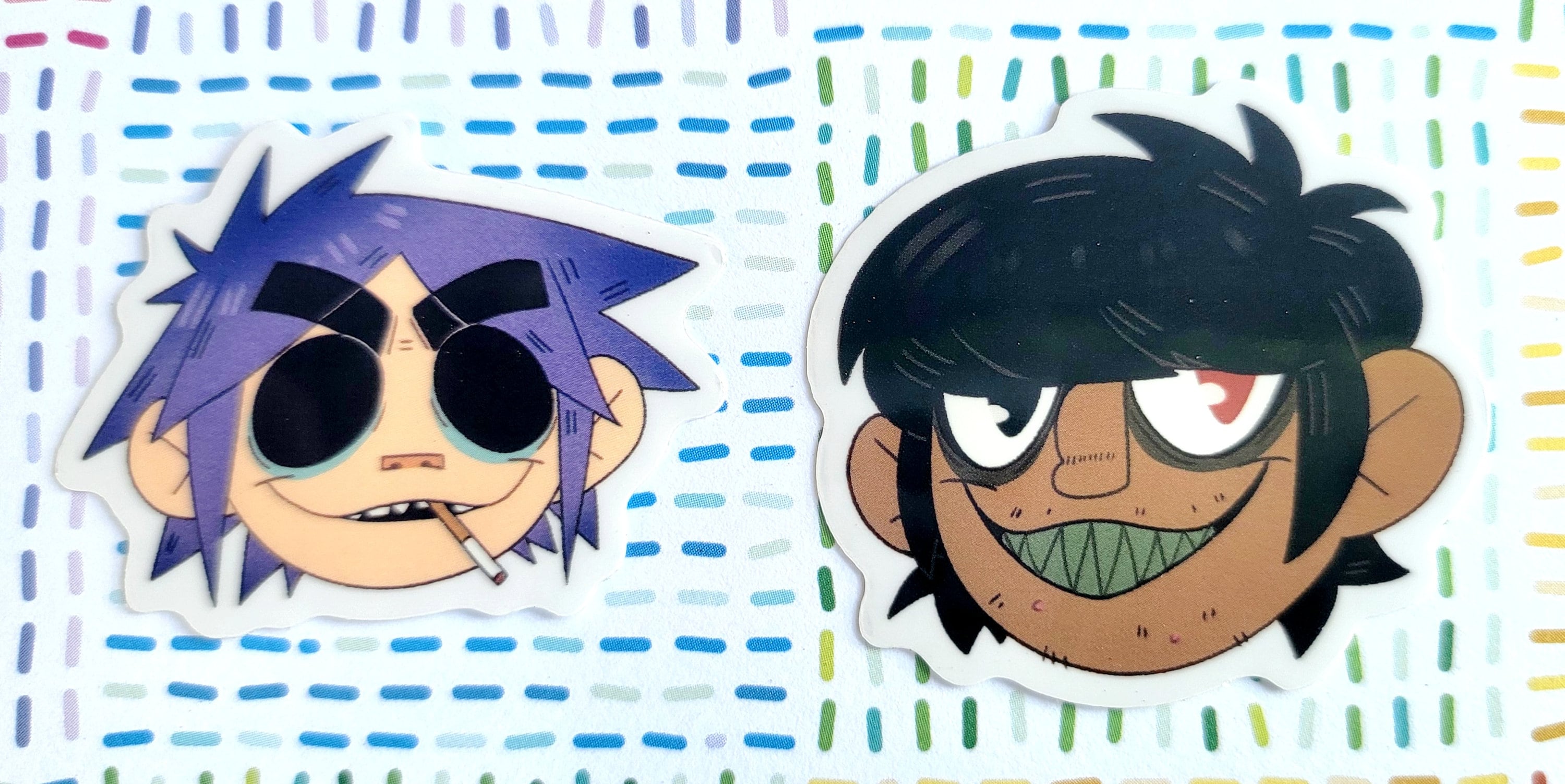 Murdoc & 2D Phase Stickers - Etsy