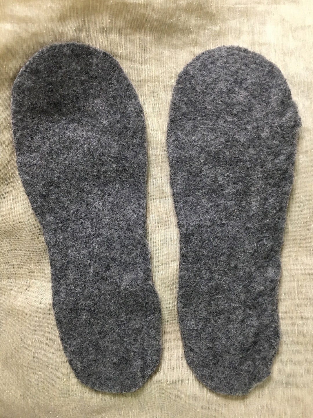 Thick Wool Felted Shoe Insole Inserts for Men Women and Children Insole ...