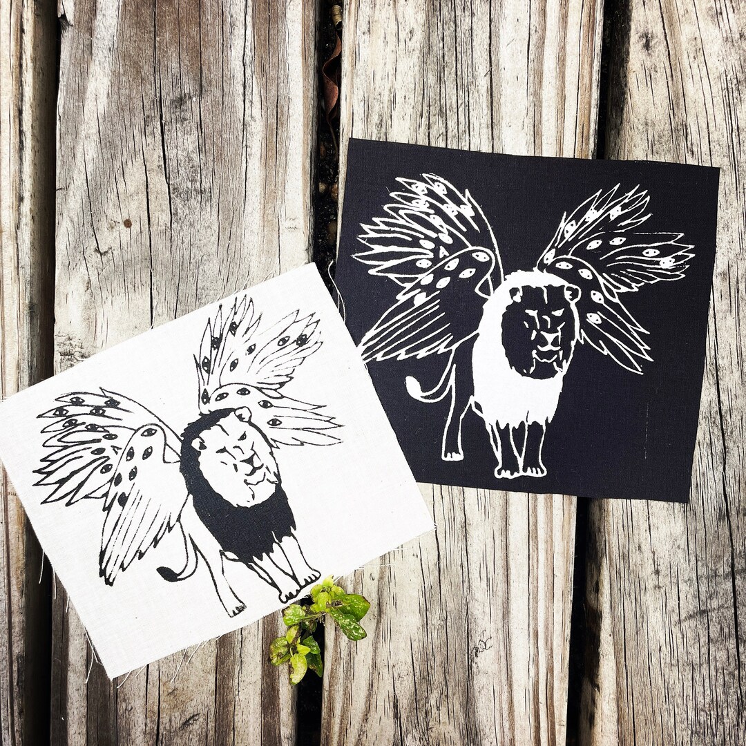 Lion With Wings Patch – Daniel 7 Prophetic Beast – Neo-babylon Symbol ...