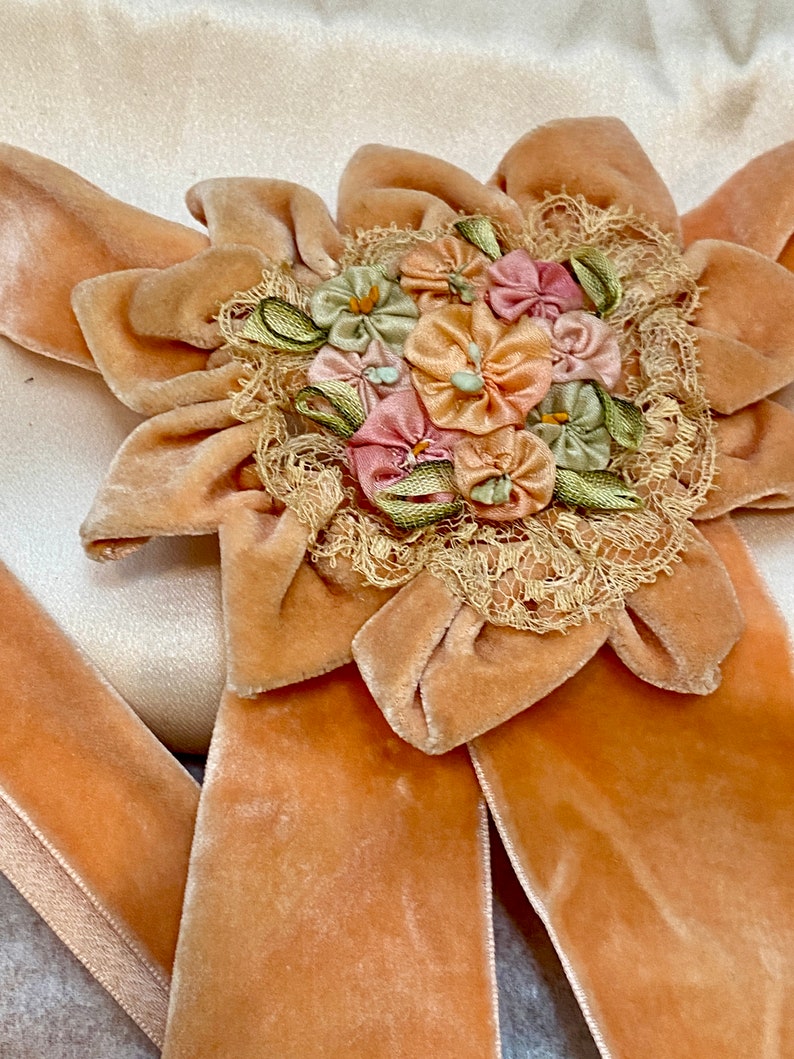 Breathtaking Antique Authentic Ribbon Work Authentic 1910 - Etsy