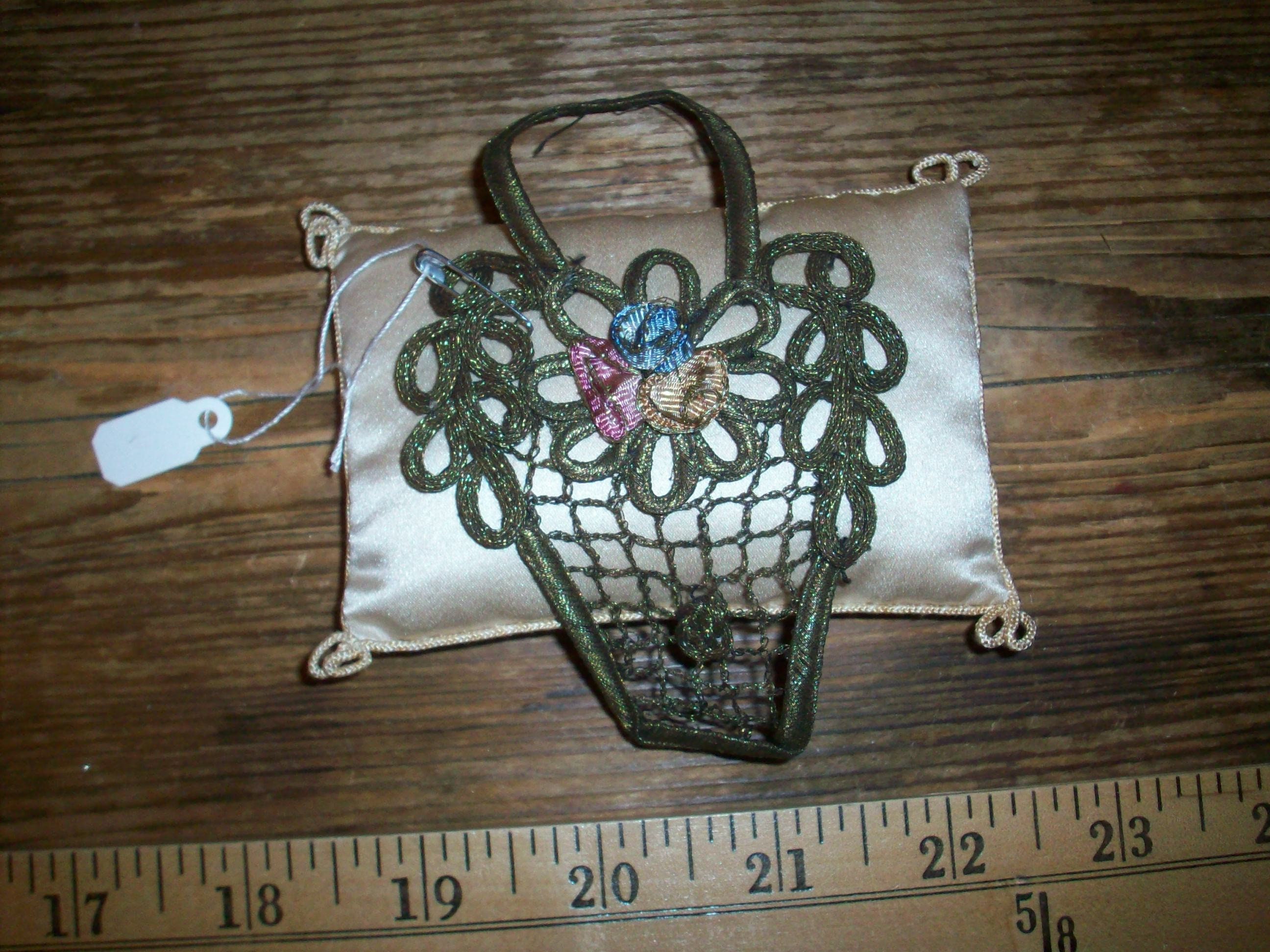 Exceptional and Rare Silk and Metal Antique Authentic Ribbon - Etsy