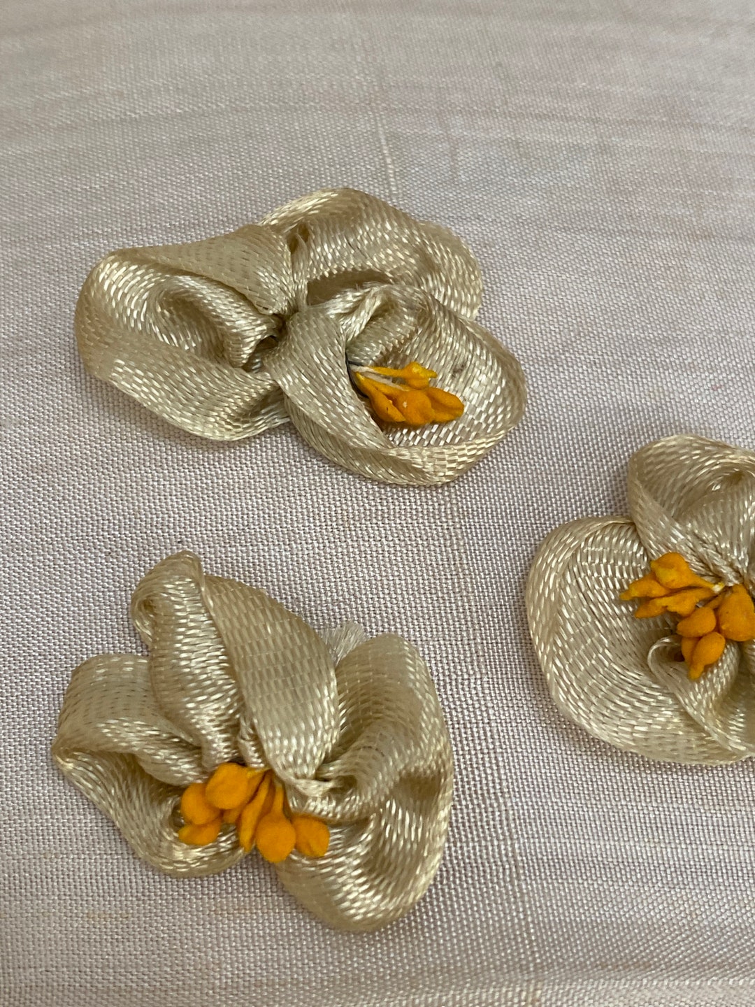 Authentic Ribbon Work Wedding Silk Ribbon Antique - Etsy