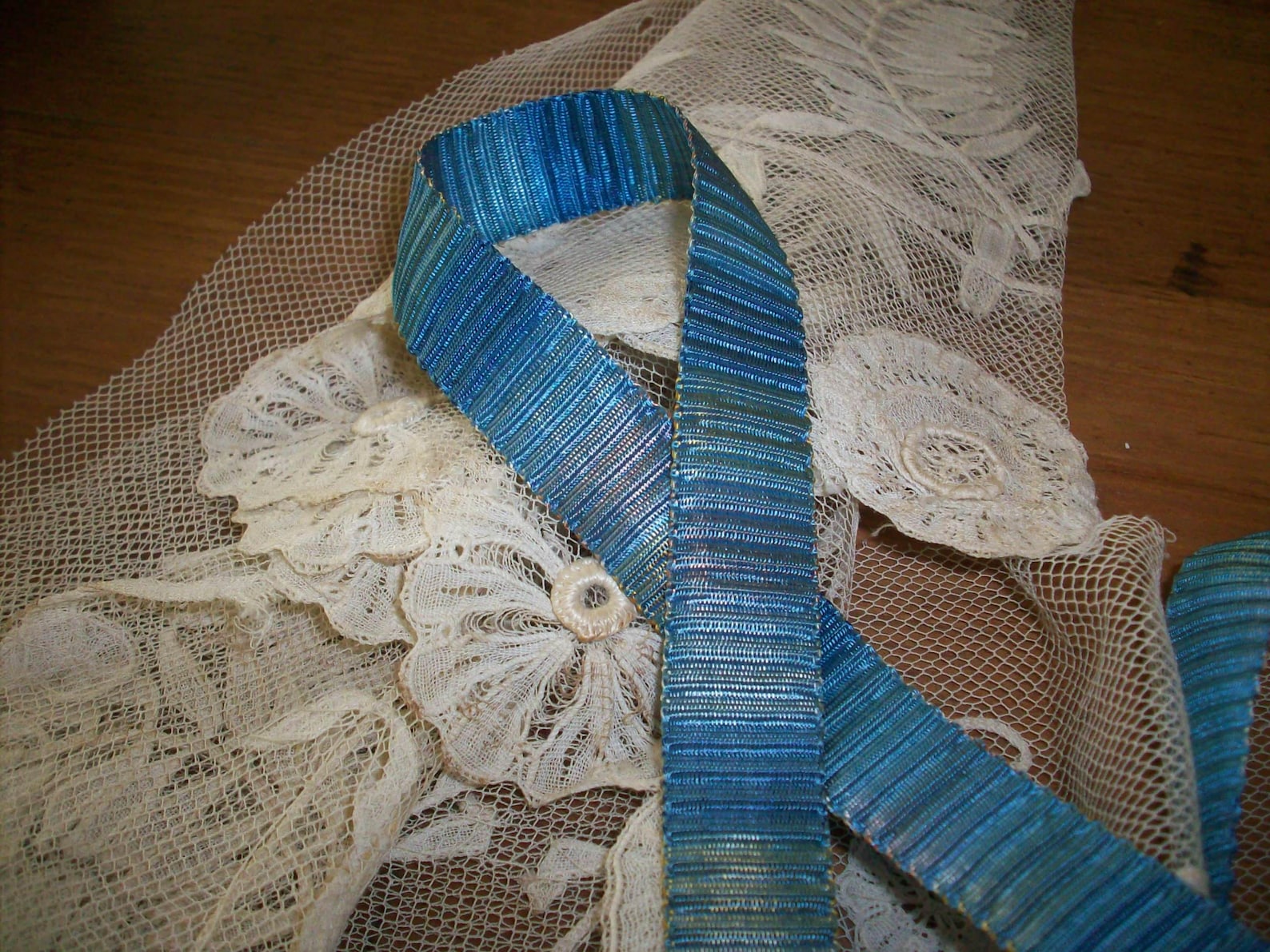 Ombre Rare Silk Antique Authentic Ribbon Work Pleated Ribbon - Etsy