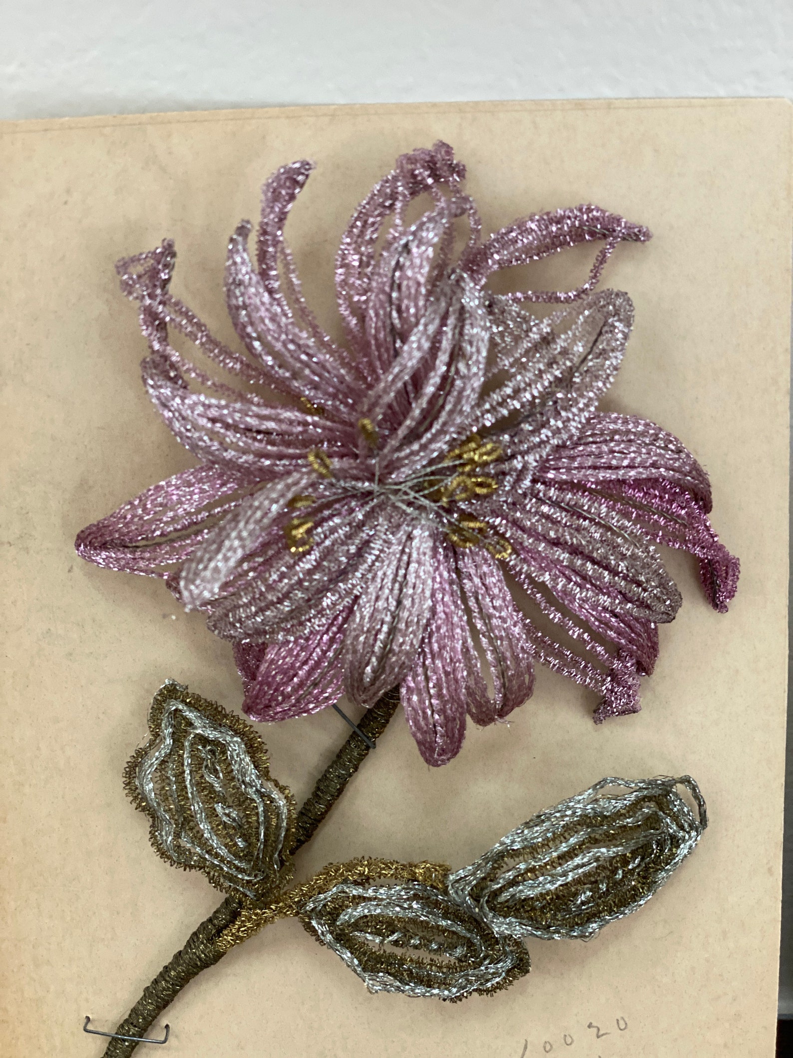Antique Silk/metal Ribbon Work Authentic 1910s From My Own Collection ...