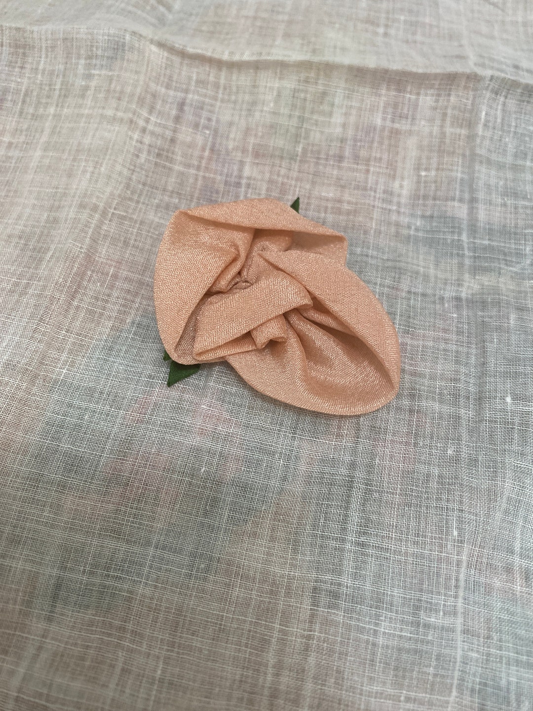 Rose Ribbon Work Flower - Etsy