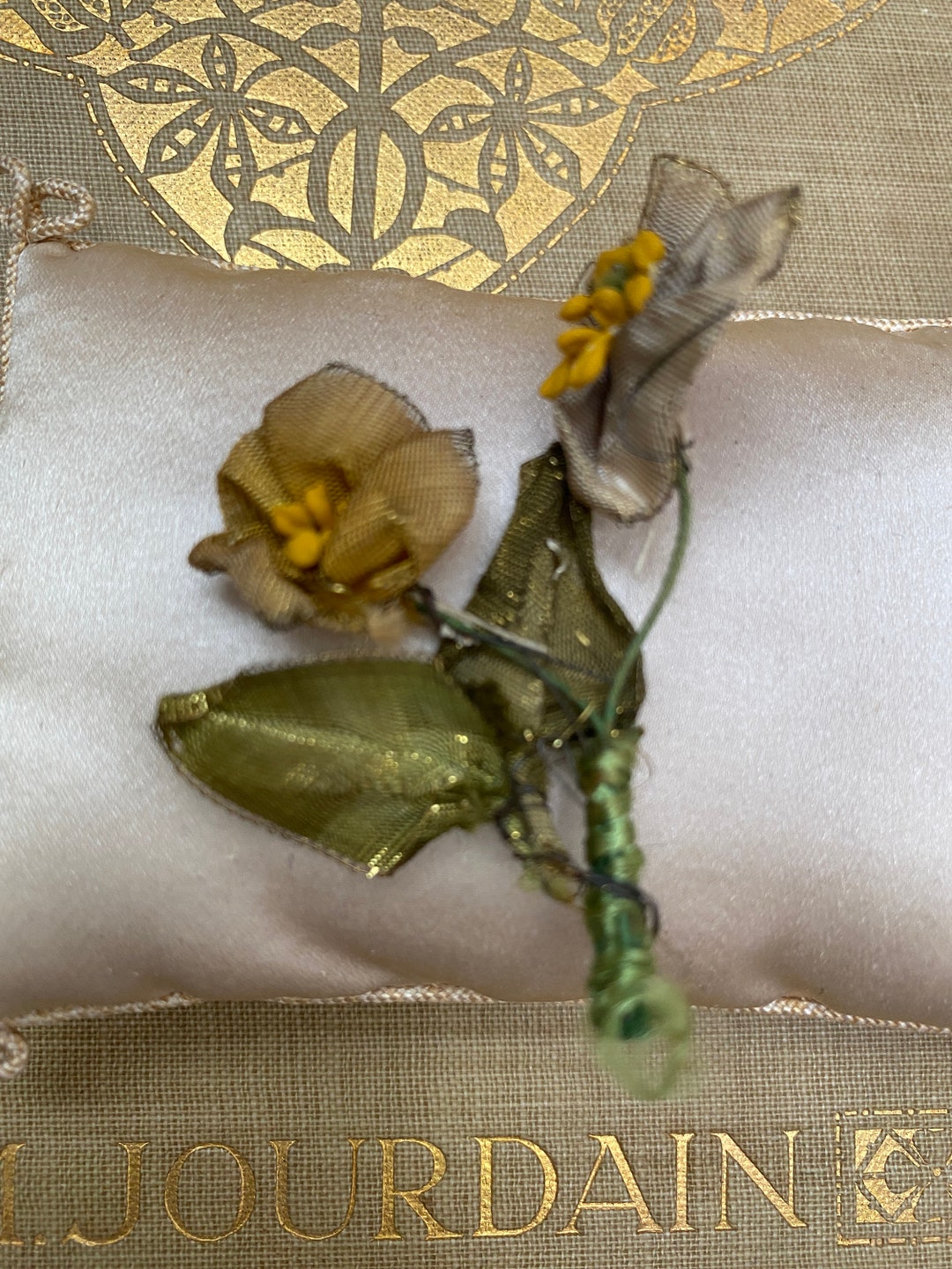 Authentic Ribbon Work Wedding Silk Ribbon Antique - Etsy