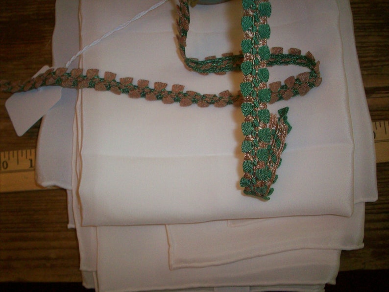 Ribbon rare antique authentic ribbon work ribbon two-tone | Etsy