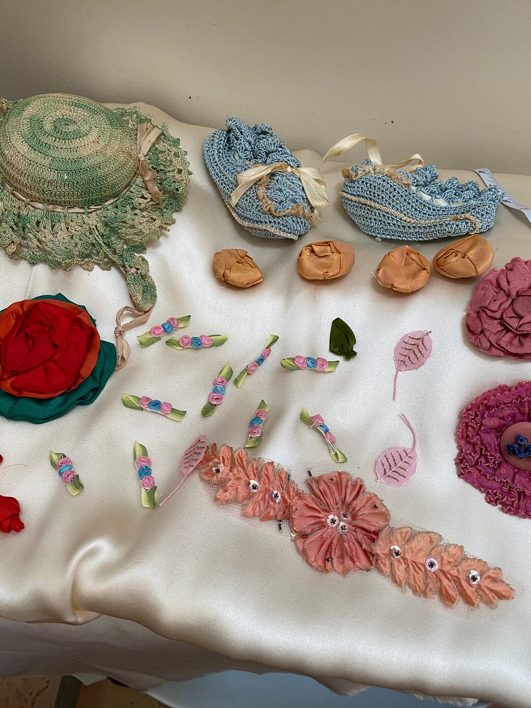 Antique Ribbon Work Collection of 1920s All in Photos - Etsy