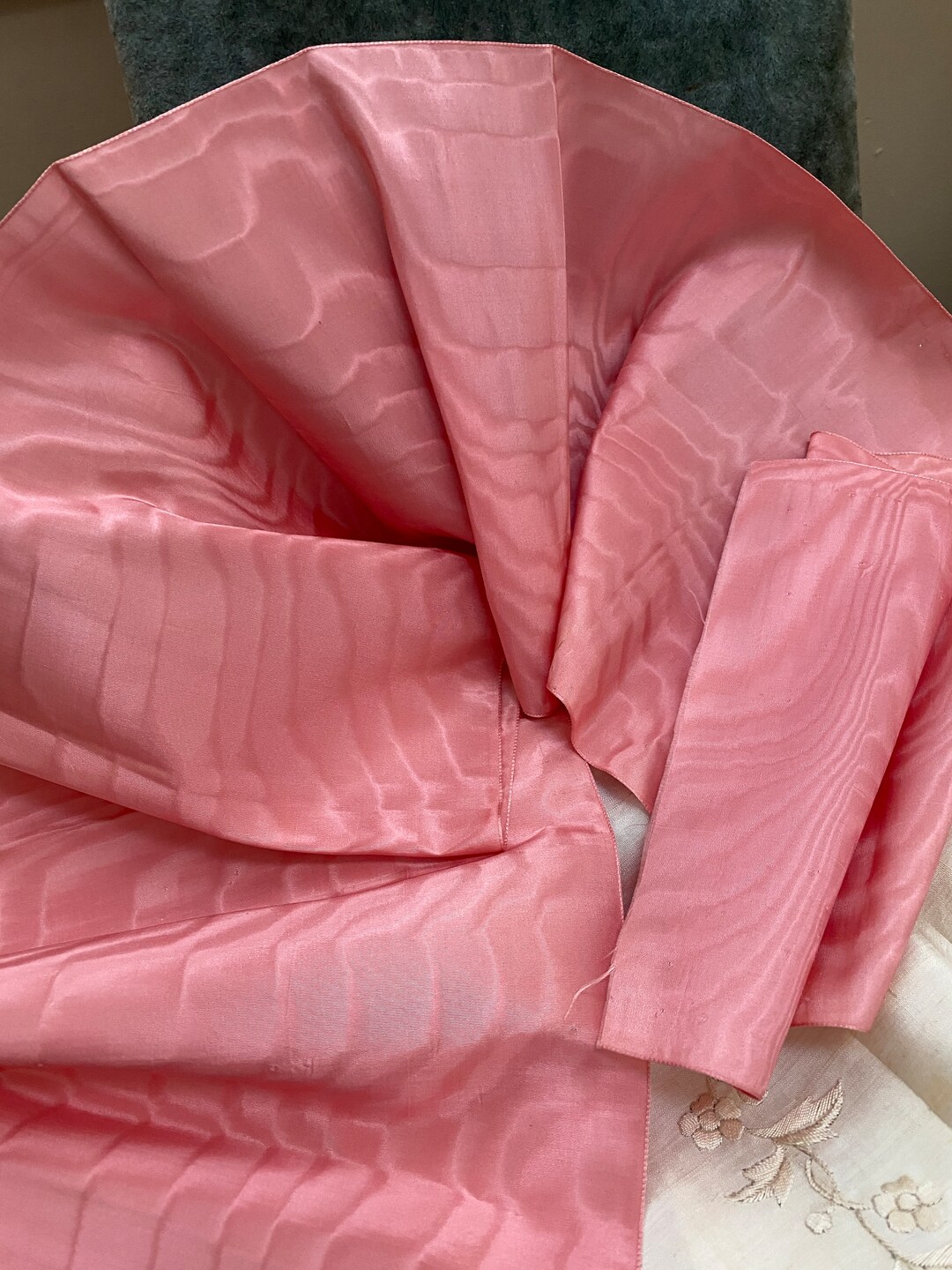 Rare Silk Moire Ribbon 7 1/8 Wide X 46 Long - Etsy