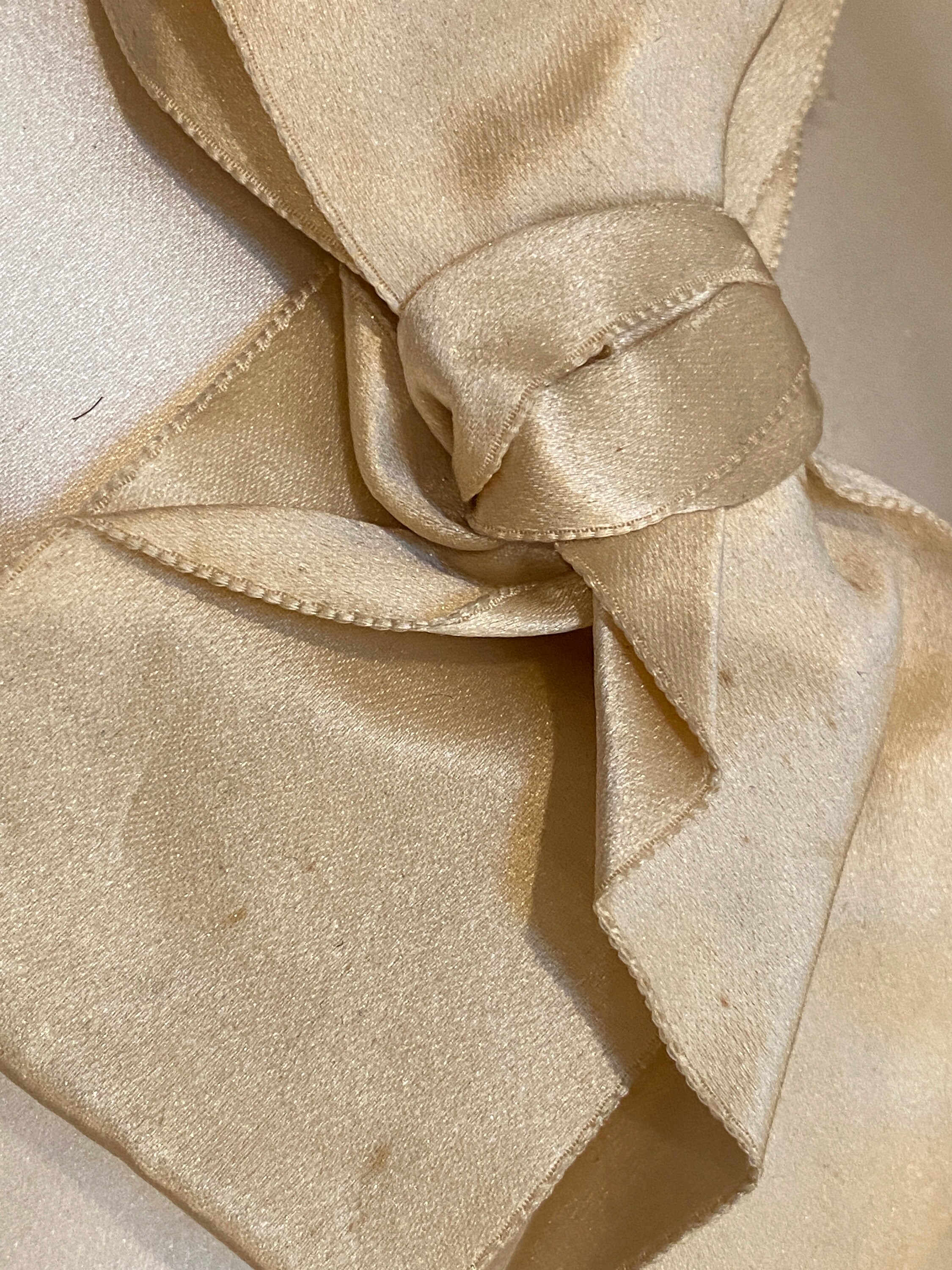 Antique Ribbon Work 1800s Silk Satin Bow - Etsy