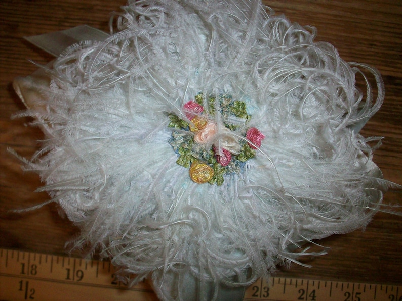 Boudoir Silk Ribbon Sachet in Whisper Blue Silk 1920s Hand Done ...