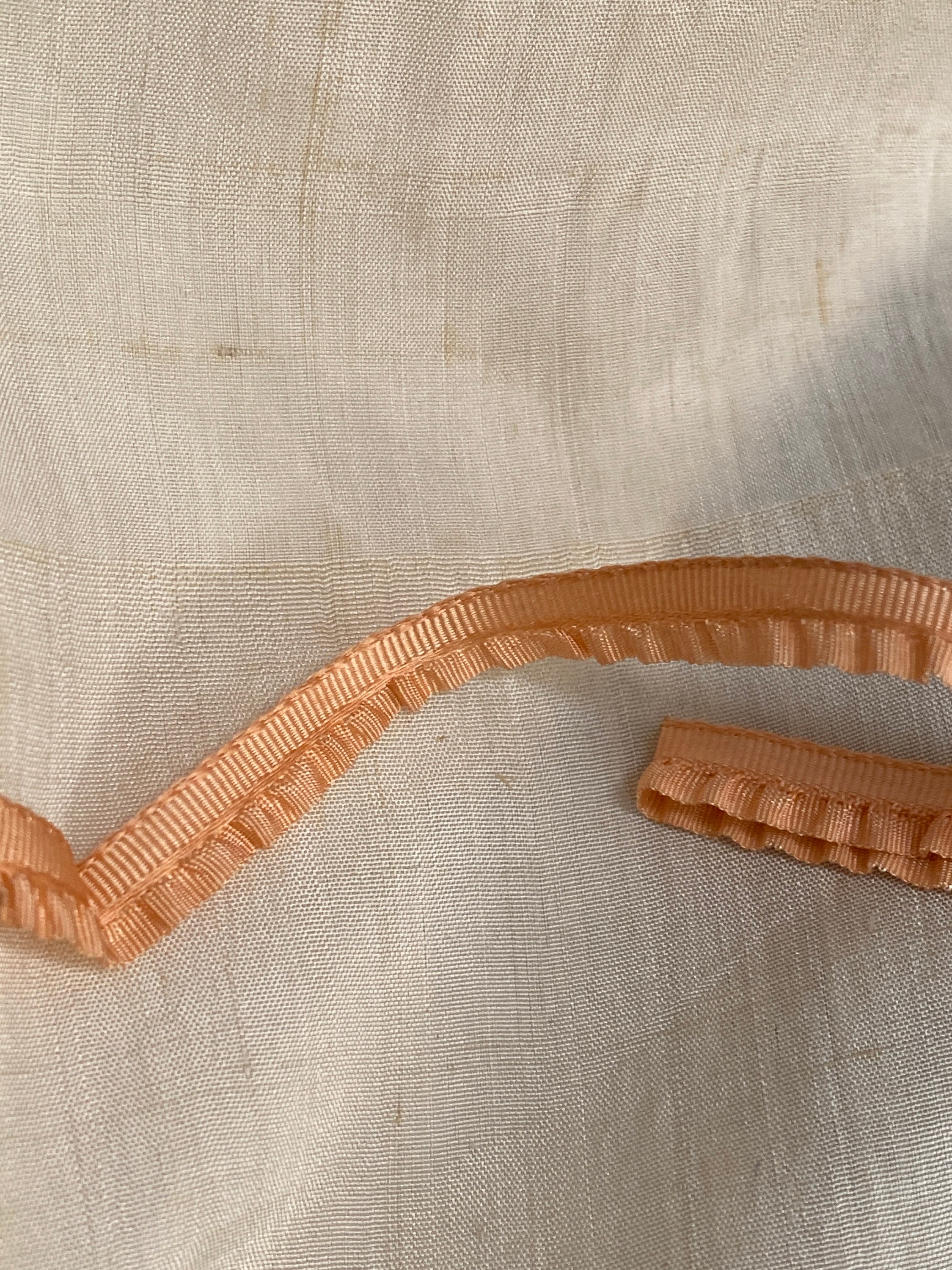 Silk Antique Authentic Ribbon Work Ribbon With Ruffle Edge - Etsy