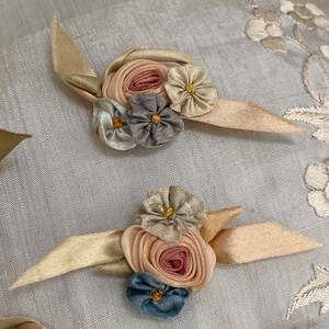 Antique Authentic Ribbon Work Wedding Silk Ribbon Pink - Etsy