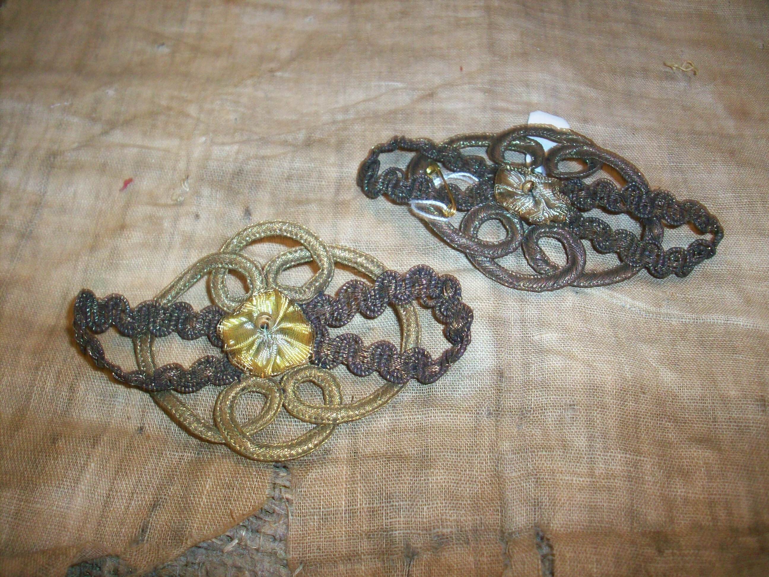 Exceptional and Rare Silk and Metal Antique Authentic Ribbon - Etsy