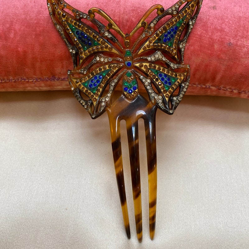 Antique Hair Comb - Etsy