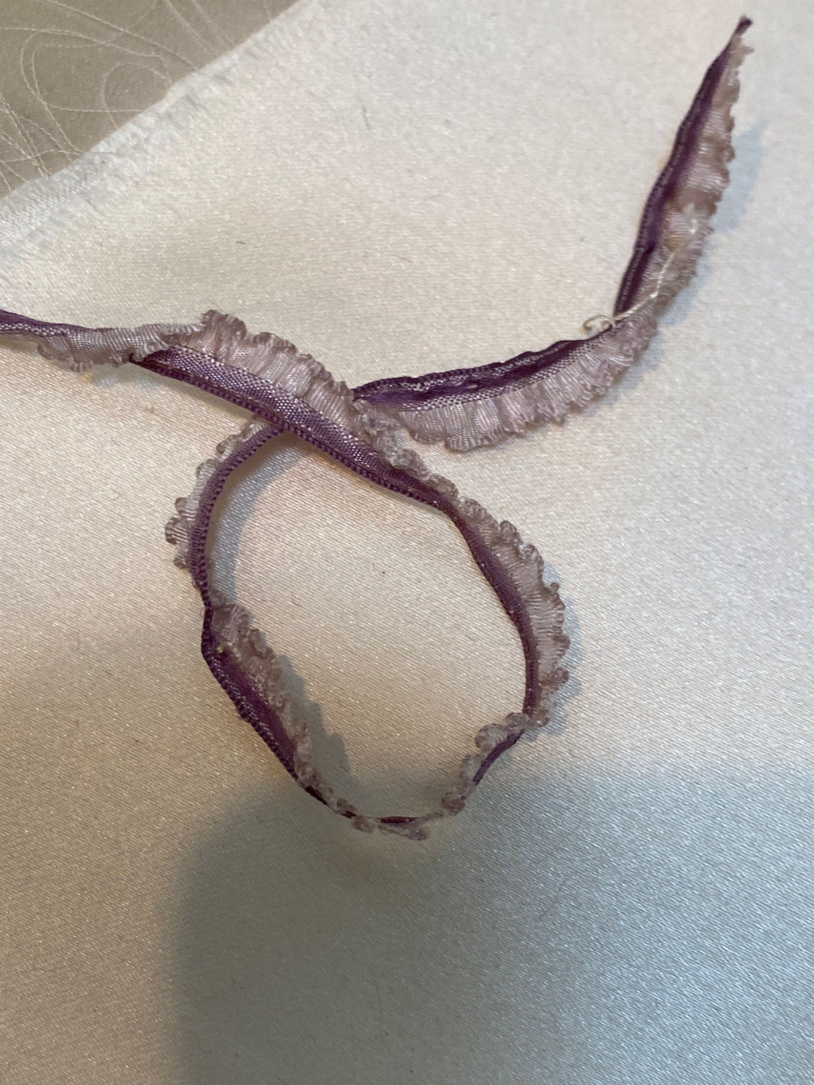 Ombre Rare Silk Antique Authentic Ribbon Work Ribbon 1/4 Wide X 19 Long ...