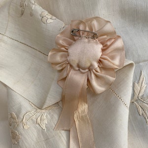 Authentic Ribbon Work Wedding Silk Ribbon Antique Pin - Etsy