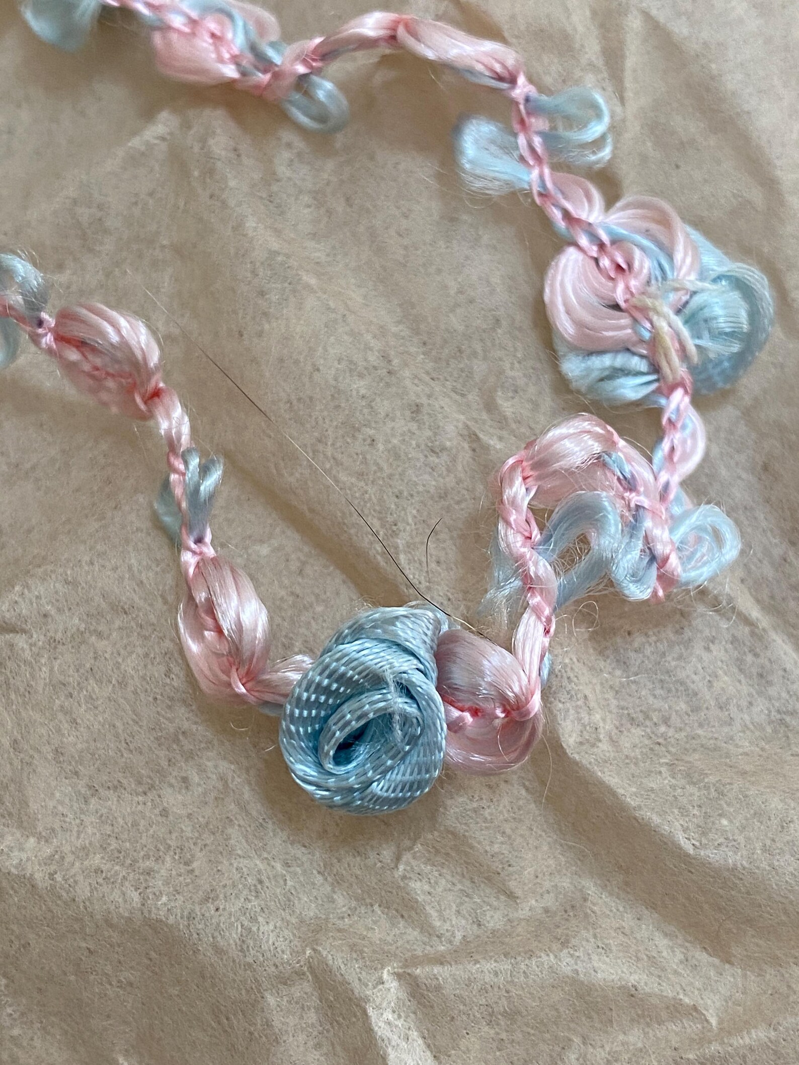 Rare Antique Authentic Ribbon Work Silk Garland - Etsy