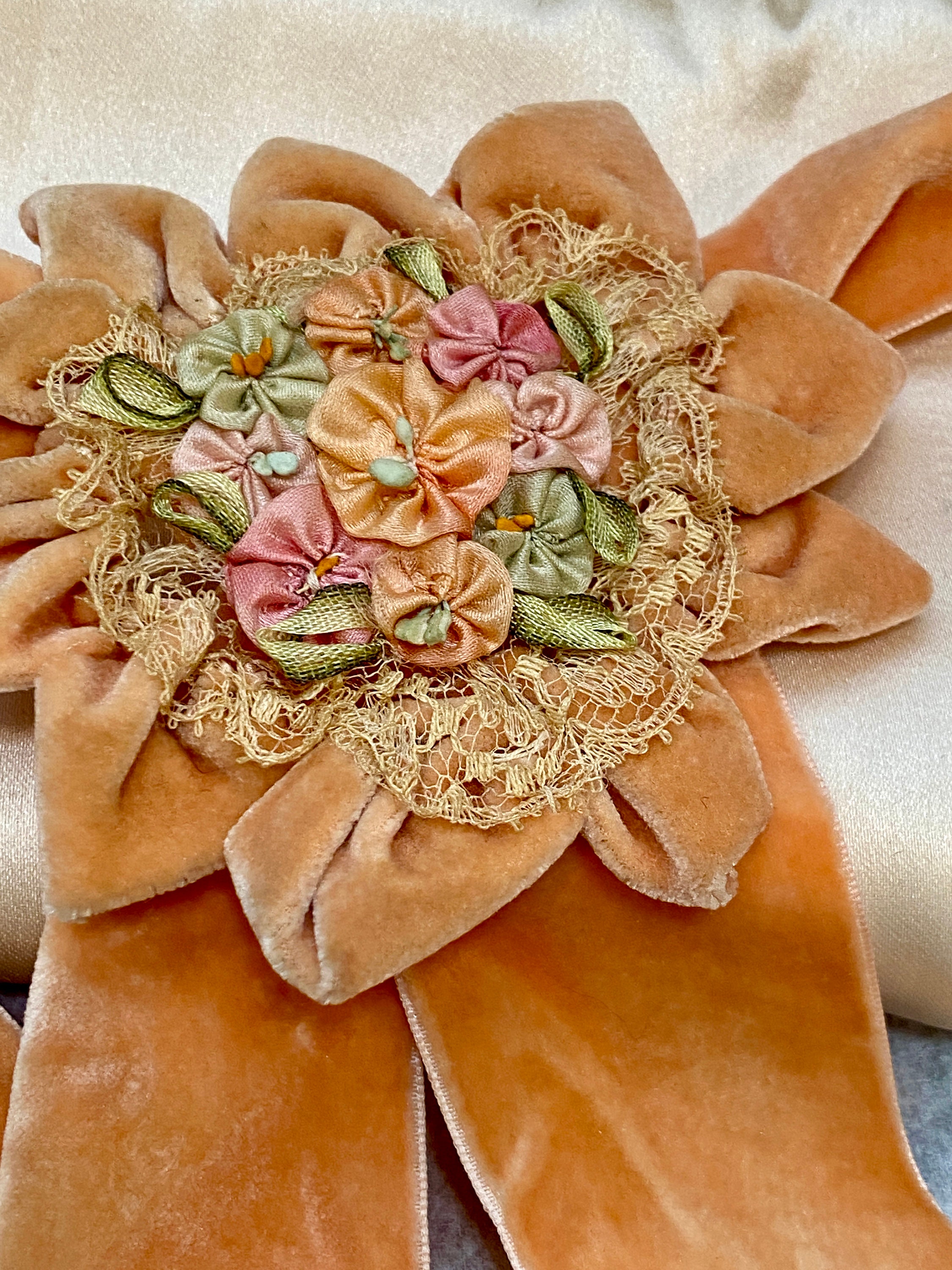 Breathtaking Antique Authentic Ribbon Work Authentic 1910 - Etsy
