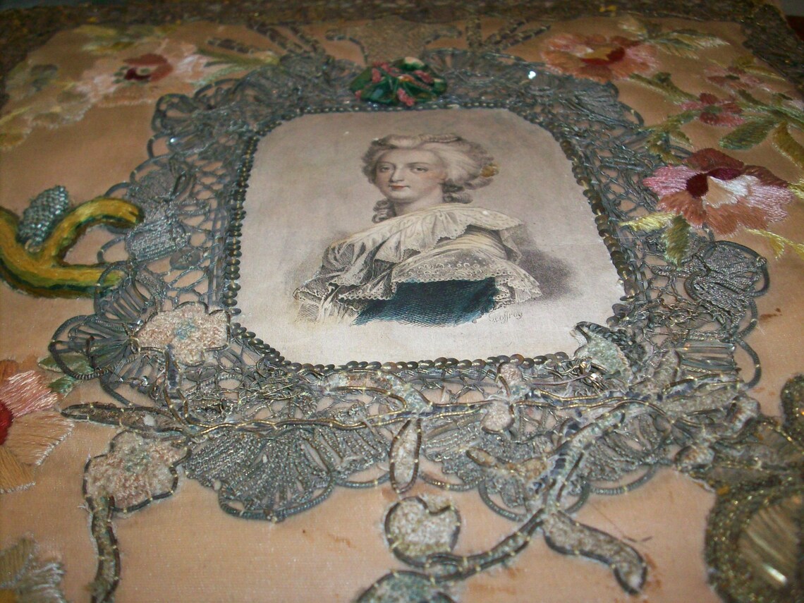 18th Century Very Special Antique Box of Ribbon Work Lace - Etsy