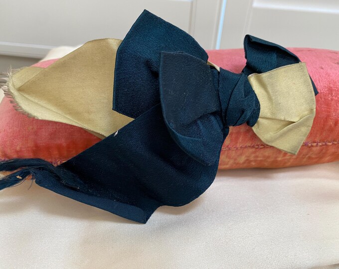 Antique Ribbon Work 1800s Silk Satin Bow - Etsy