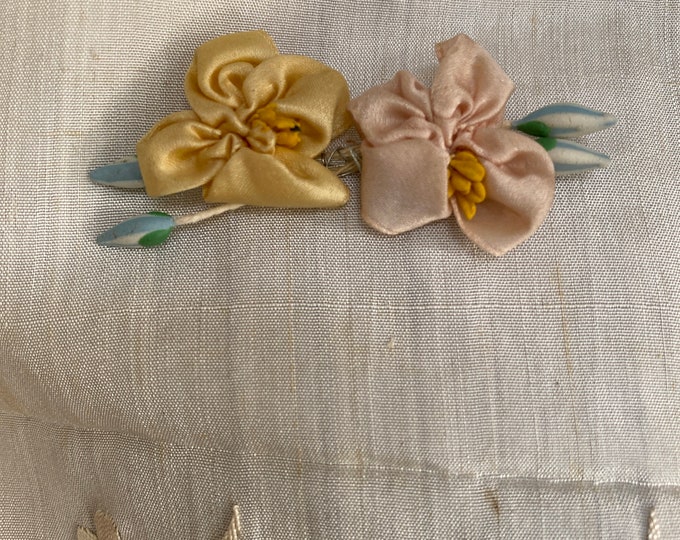Antique Ribbon Work 1920s - Etsy