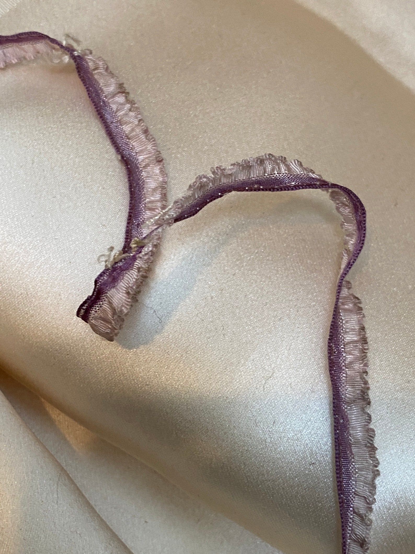 Ombre Rare Silk Antique Authentic Ribbon Work Ribbon 1/4 Wide X 19 Long ...