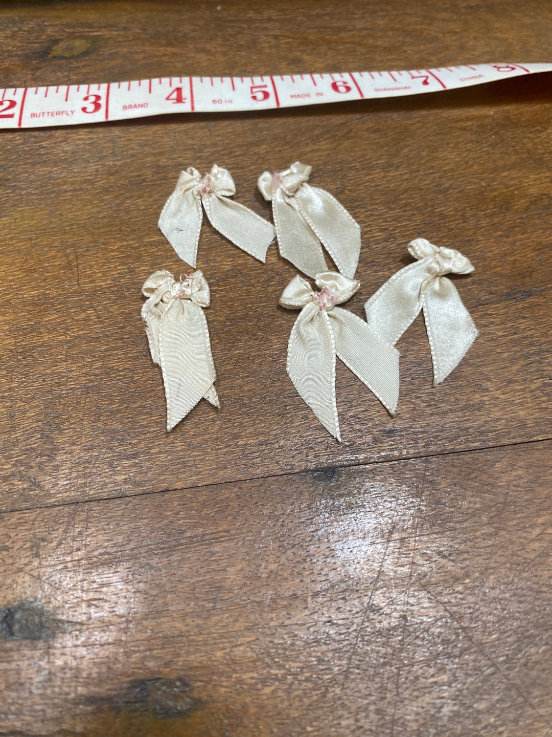 Antique Ribbon Work 1900s Silk Bow - Etsy