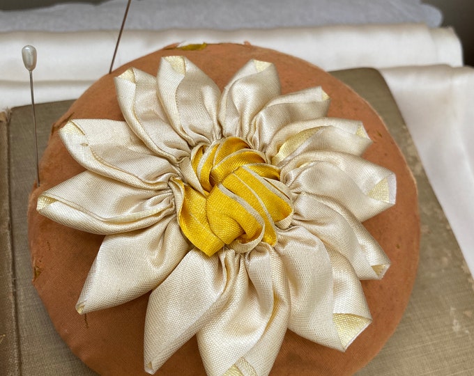 Ribbon Work Flower Silk Ribbon Antique - Etsy