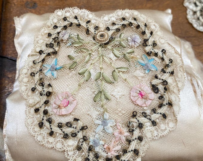 Breathtaking Antique Authentic Ribbon Work Pieces - Etsy