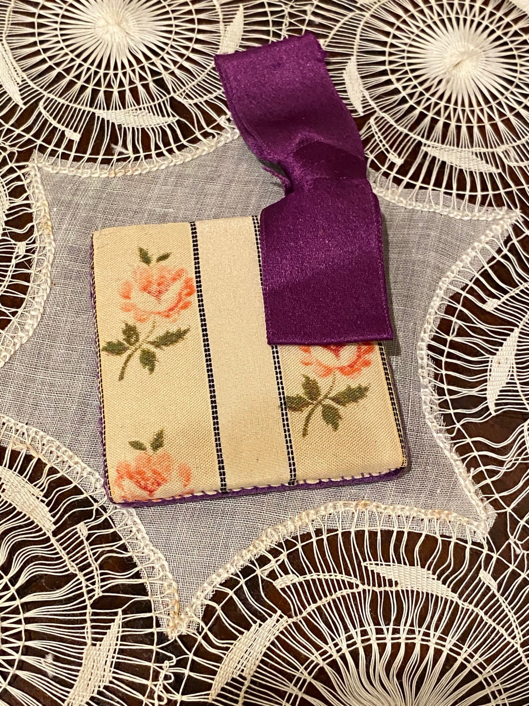 Antique Silk and Velvet Needle Case 1800s Sewing Tool - Etsy