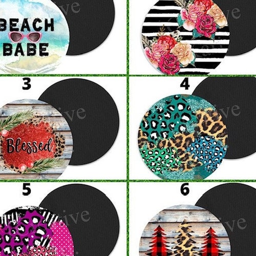 Gold Glitter Leopard Coaster Sublimation Transfer Ready to - Etsy