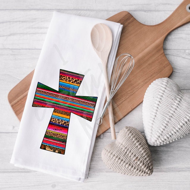 Heat Transfer Designs Ready to Press Cheetah Serape Cross - Etsy