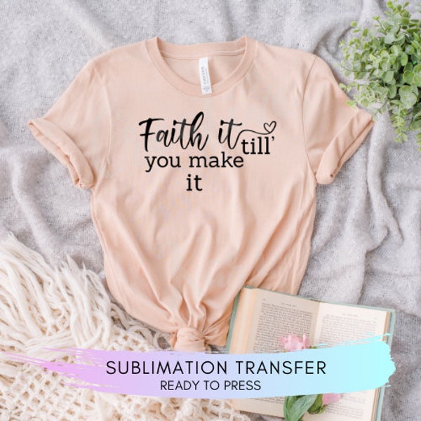 Faith Heat Transfer - Etsy