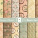 Rose Digital Paper Vintage Floral Digital Paper Pack Victorian Roses ...