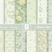 Digital Paper Green Digital Paper Pack, Scrapbooking, Backgrounds ...