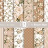 Rose Digital Paper, Floral Digital Paper Pack, Victorian Roses, Vintage ...